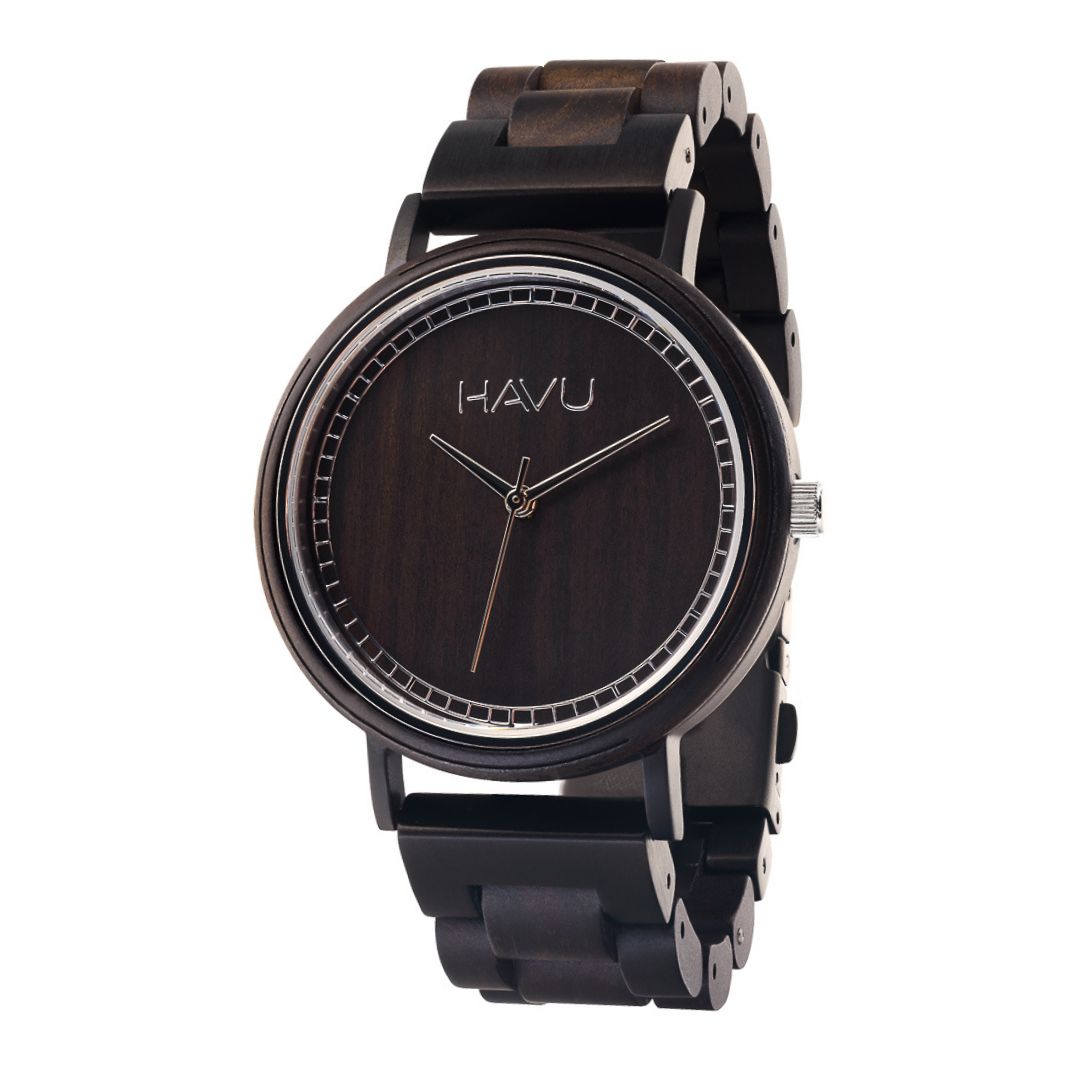 Havu Virta Wooden Watch, 38 mm, 10060