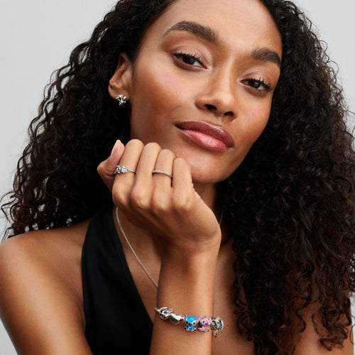 Pandora Disney Stitch Charm, Silver, 793815C01