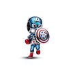 Pandora Marvel The Avengers Captain America Charm, Silver, 793129C01