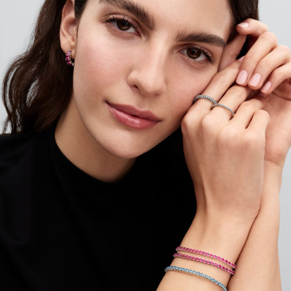 Pandora Timeless Sparkling Band Ring, Silver, 192999C01