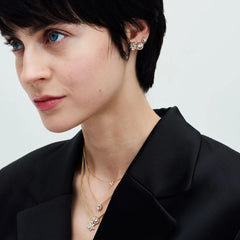 Pandora Timeless Sparkling Herbarium Cluster Stud Earrings, Yellow Gol