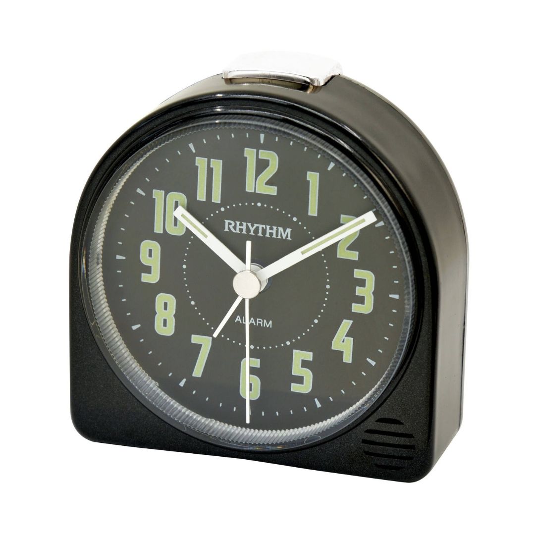 Rhythm Alarm Clock, Black CRE320-NR02