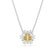 Swarovski Idyllia Pendant, Rhodium Plated Metal and Yellow Crystals, 5