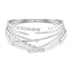 Swarovski Matrix Choker Necklace, Rhodium-Plated Metal and White Cryst