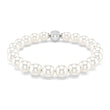 Swarovski Matrix Bracelet, White Pearls and White Zircons, 5747747