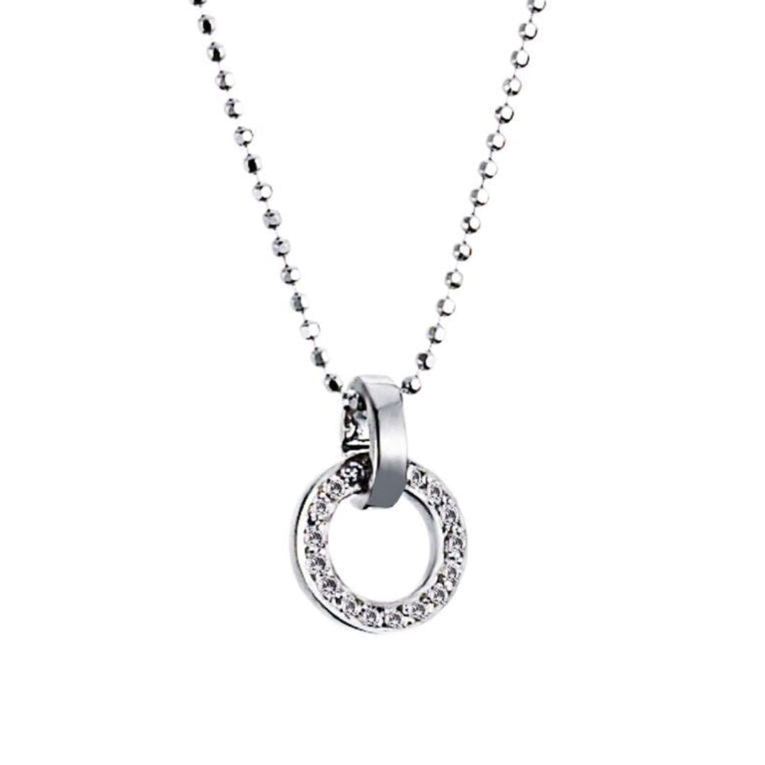 Efva Attling Ring around & stars pendant, white gold with diamonds