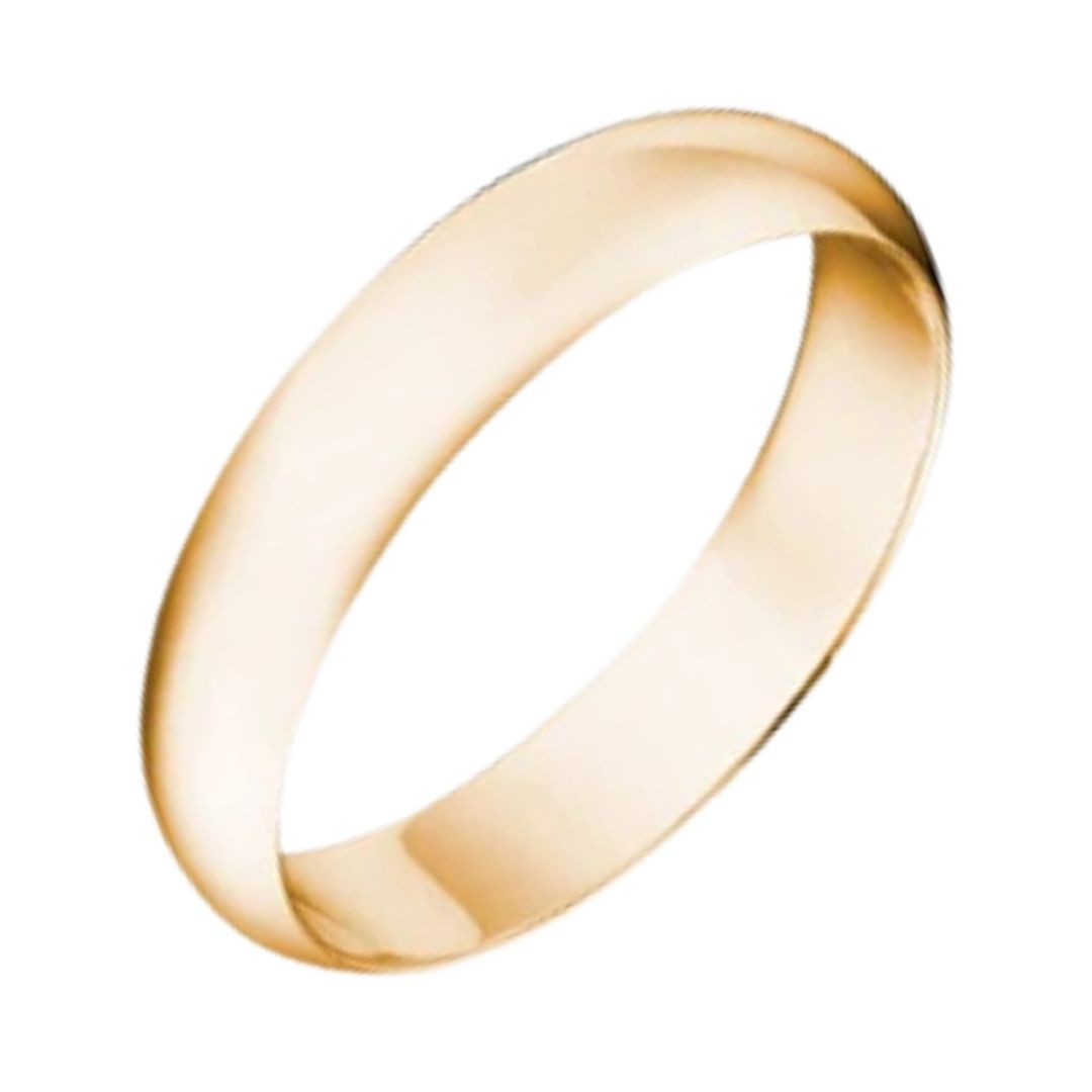 Kalevala Wedge ring 3,5 mm, yellow gold, Kalevala Originals