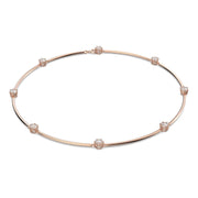 Swarovski Constella necklace, rose gold coloured