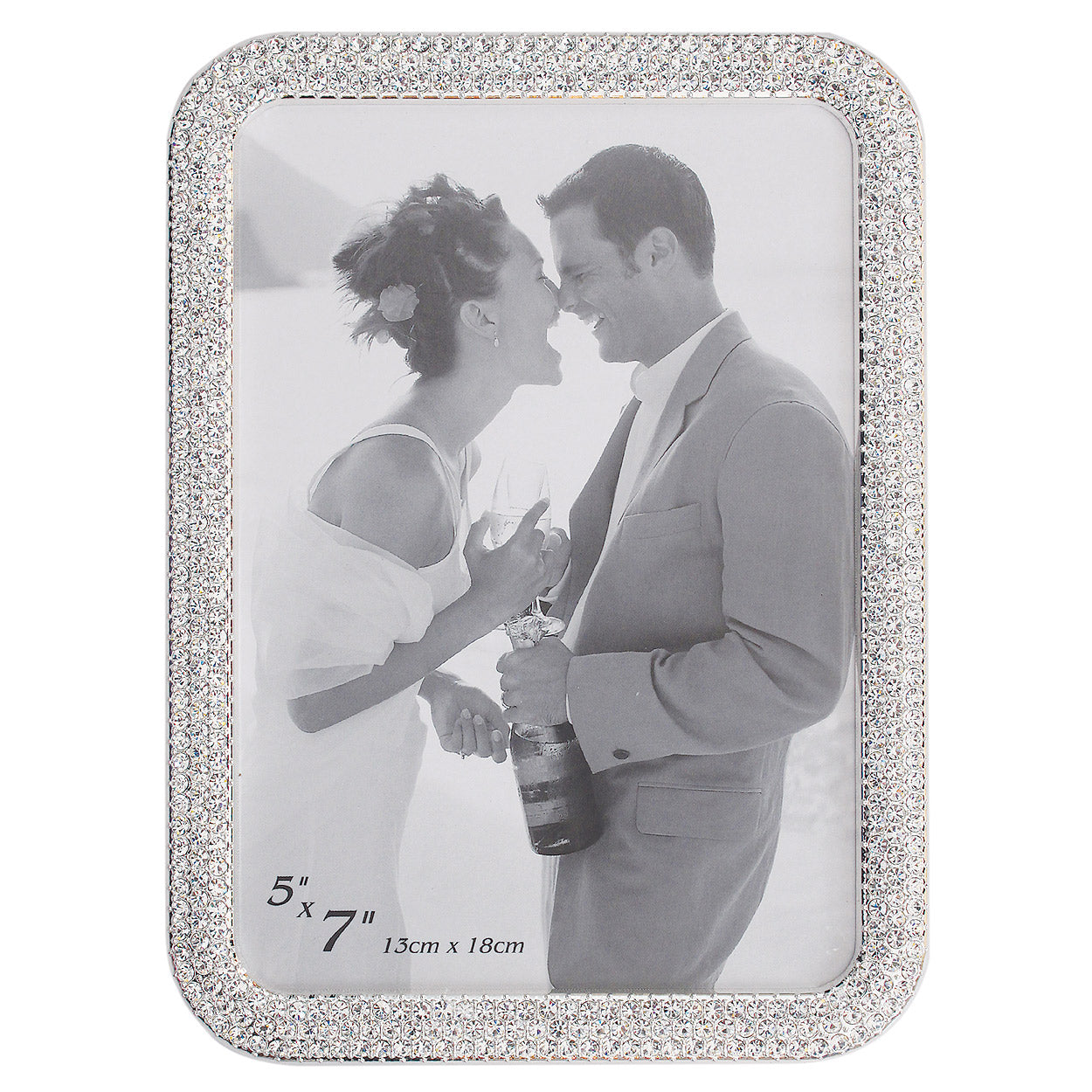 Photo frame with decorative border, 10x15 cm